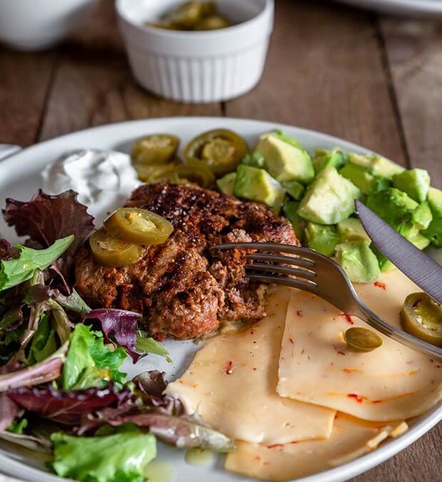 Keto Tex-Mex Open-Faced Burger - Integrative Family Medicine of Asheville